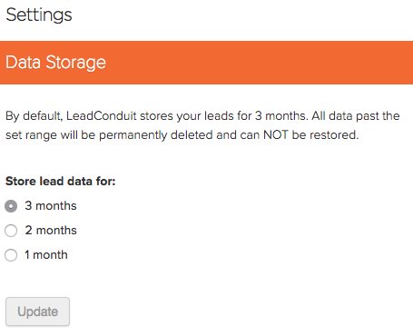 New Data Retention Settings in LeadConduit - ActiveProspect